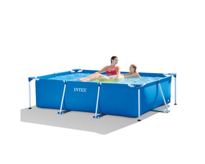 Heimwerker Haus & Garten INTEX Family Swimming Pool Frame Rechteck ...